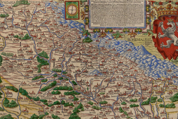 Najstarsza mapa Śląska z 1544 roku | e-DolnyŚląsk.info